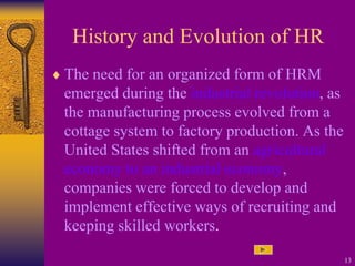 Introduction to Human Resource Management Chapter 1 | PPT