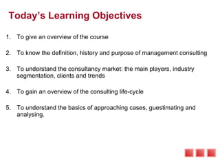 Introduction To Consulting Slides | PPT