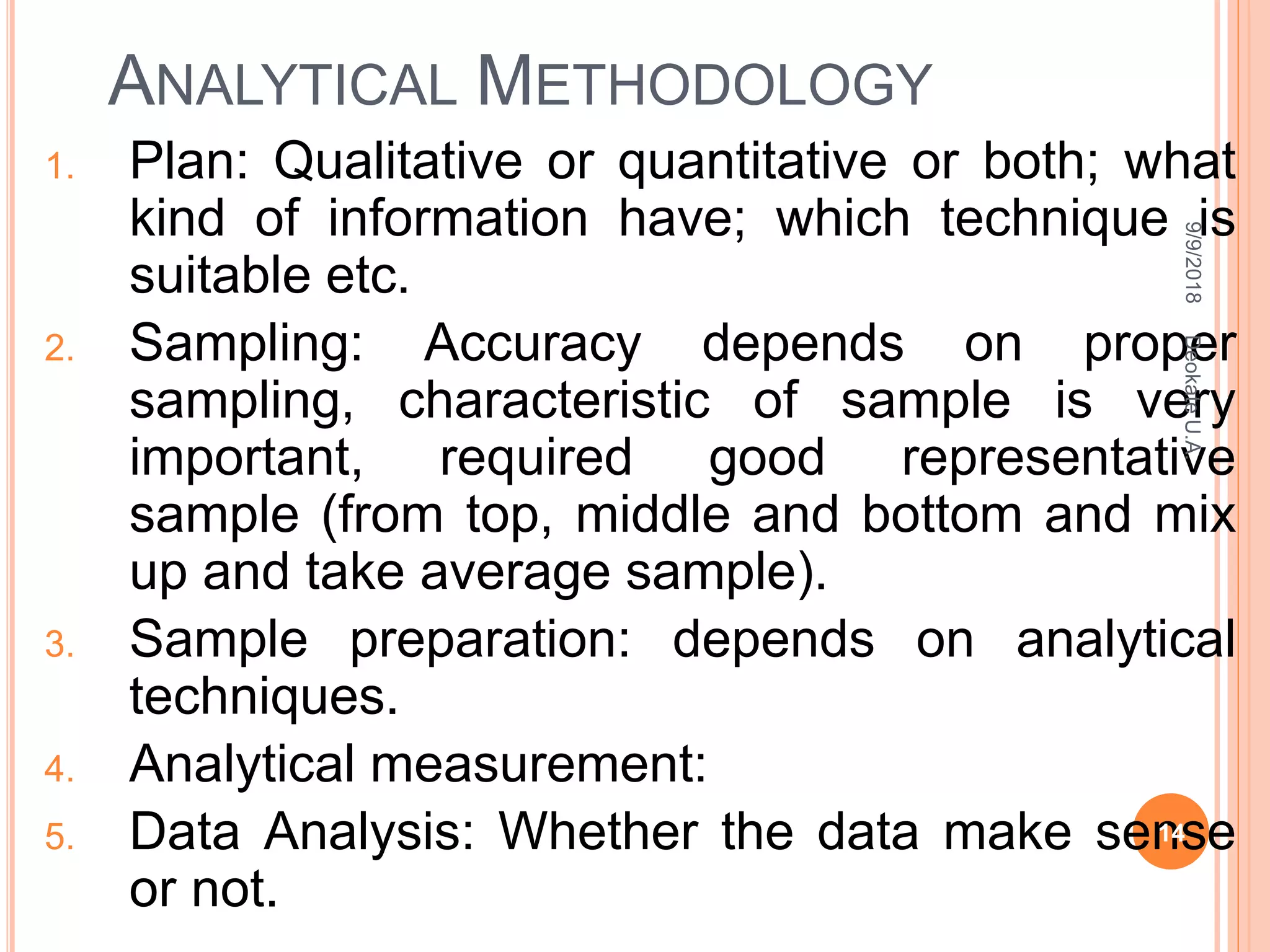 1 introduciton to analytical chemistry1 | PPTX