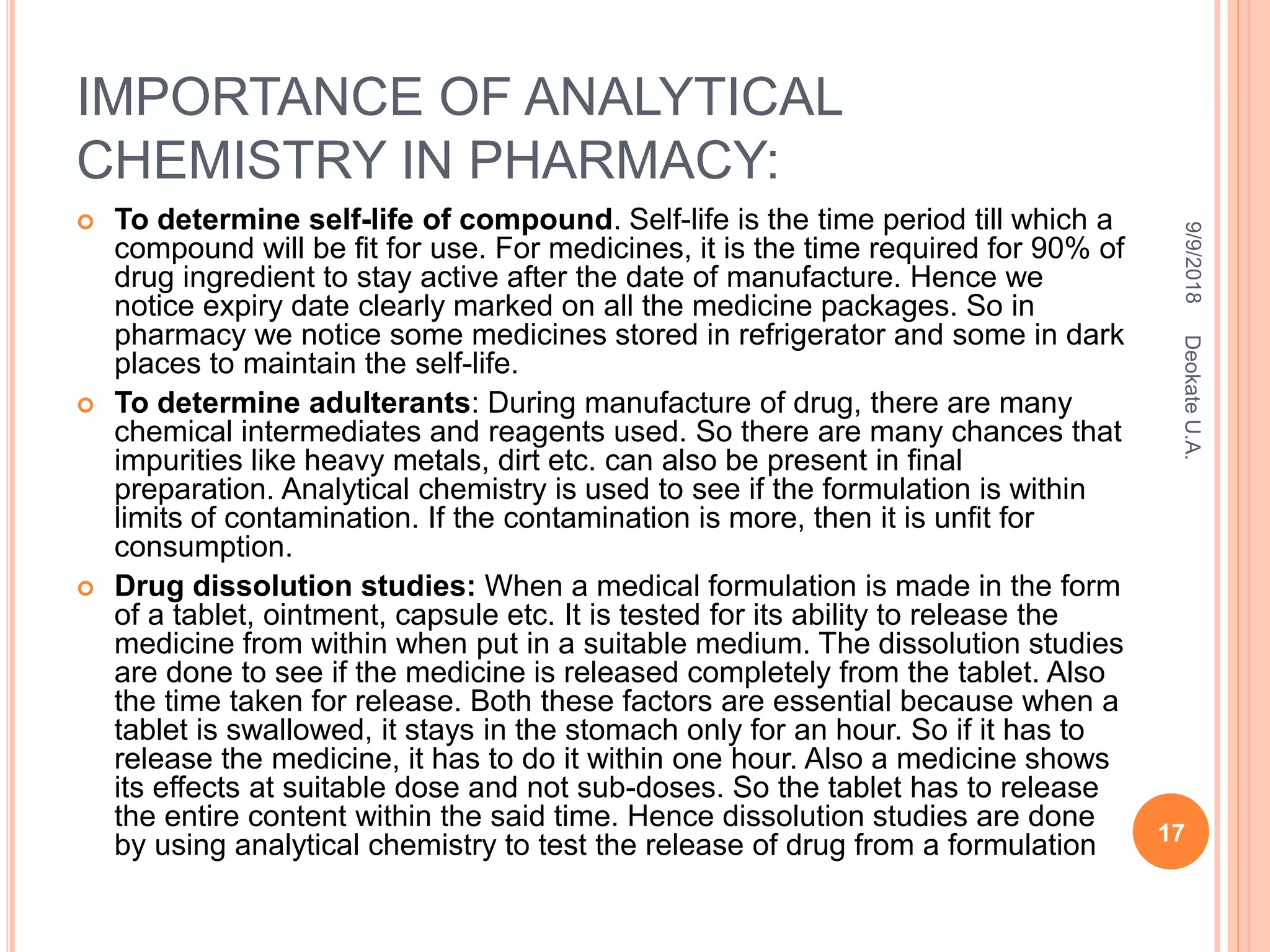 1 introduciton to analytical chemistry1 | PPTX
