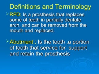 1-Introductin to clinical Removable Partial Denture.ppt