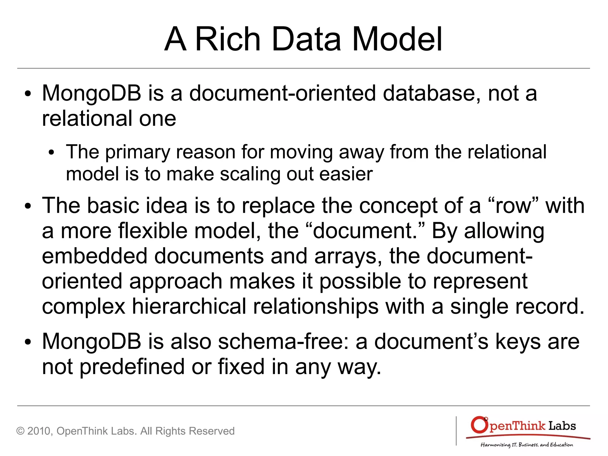 MongoDB : Introduction | PPT