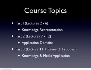KM2012 Lecture 1: introduction | PPT
