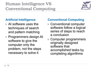 Artificial Intelligence Course- Introduction | PPTX