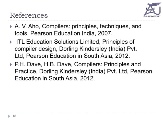 Compiler Construction Course - Introduction | PPT