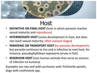 1 introduction to veterinary Parasitology | PPTX
