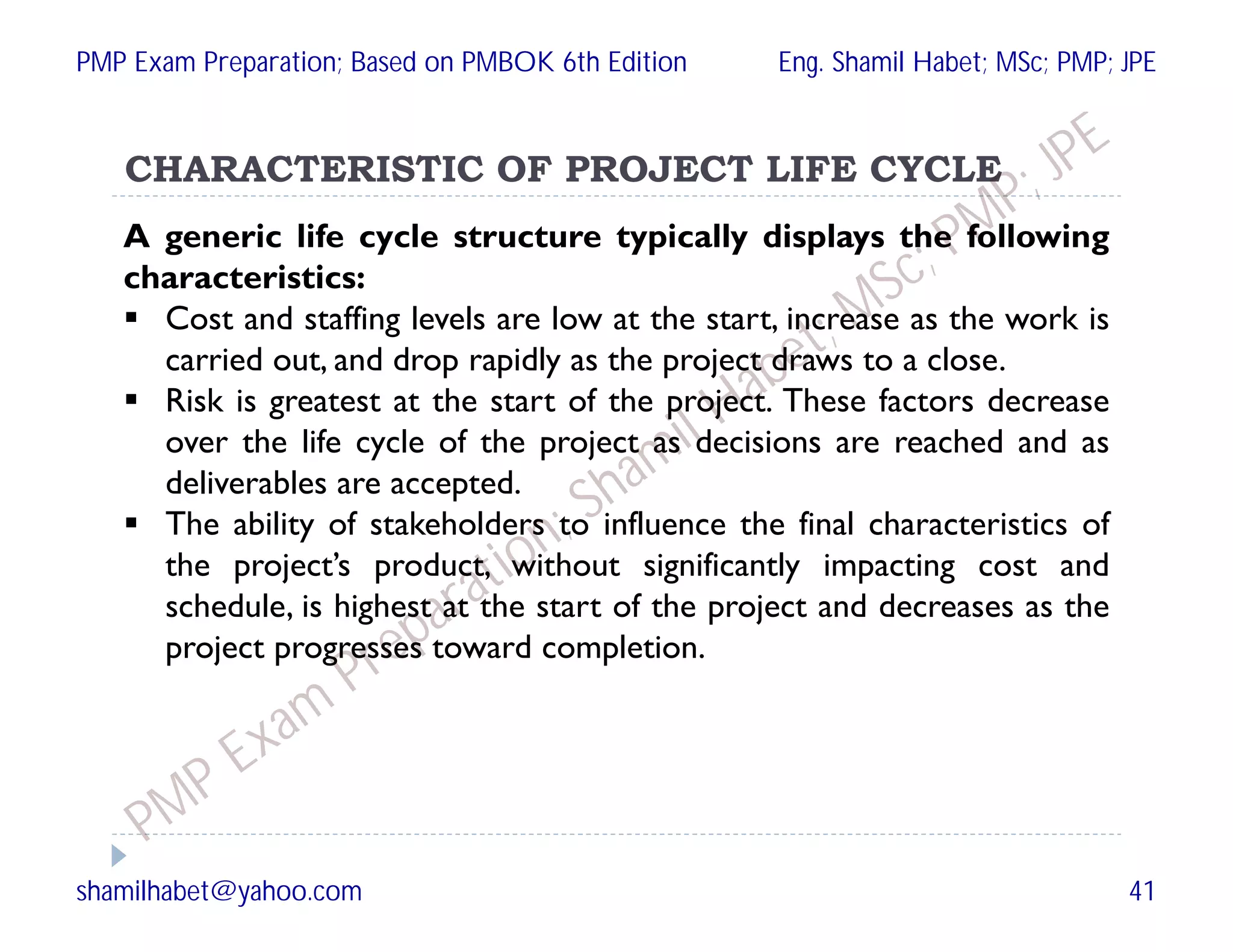 PMP Chapter 1 of 6 introduction (Based on PMBOK 6th edition) | PDF