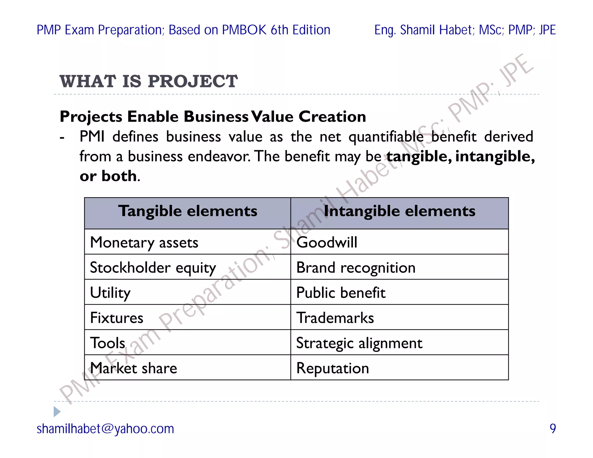 PMP Chapter 1 of 6 introduction (Based on PMBOK 6th edition) | PDF