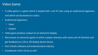 1-Introduction (Game Design and Development) | PPT