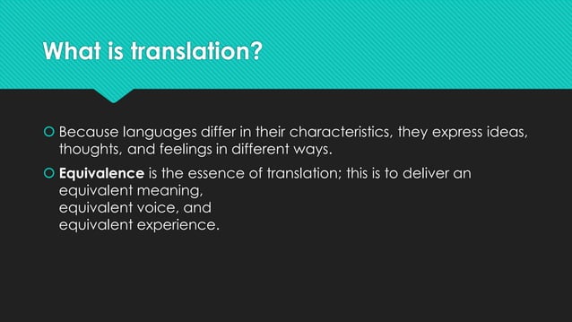 Translation: Introduction | PPT