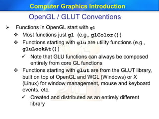1 introduction computer graphics | PDF | 3-D Graphics | Computer Software and Applications