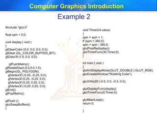 1 introduction computer graphics | PDF | 3-D Graphics | Computer Software and Applications