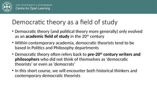 1-Introduction about democracy and where it is necessary and why | PPTX