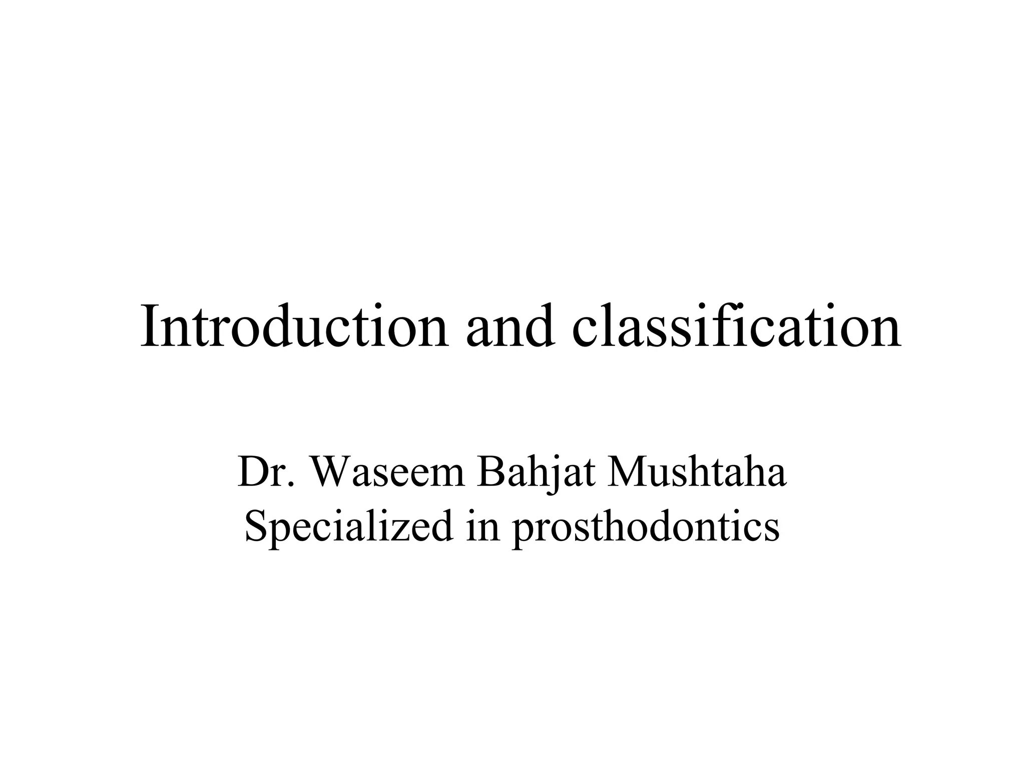 1 introduction-and-classification | PPT