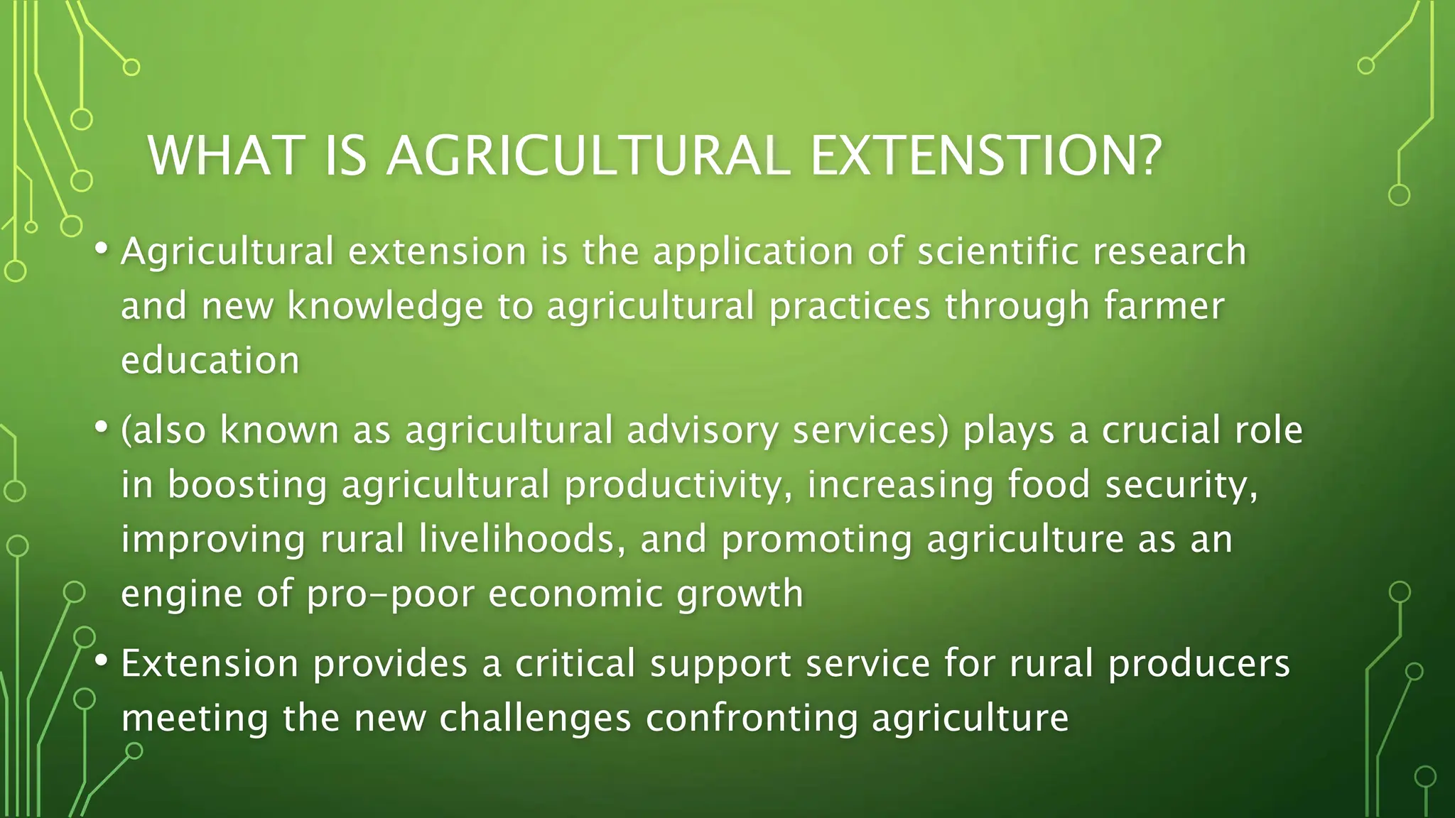 1-Introduction-to-Agricultural-Extension.pptx | Agriculture | Industries
