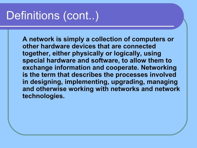 1 introduction-to-computer-networking slide | PPT