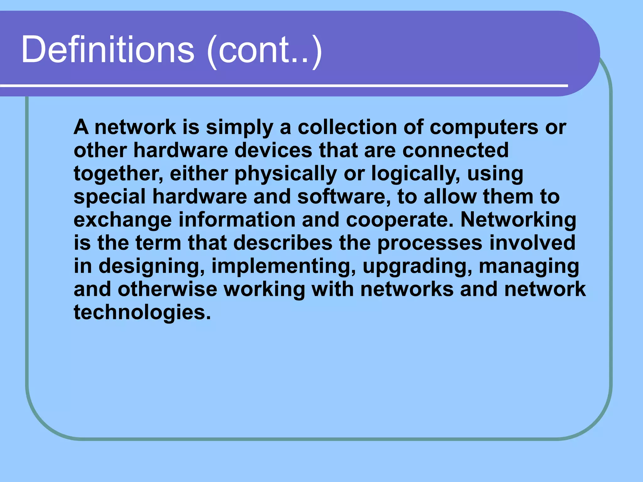 1-introduction-to-computer-networking.ppt | Computer Networking | Computing