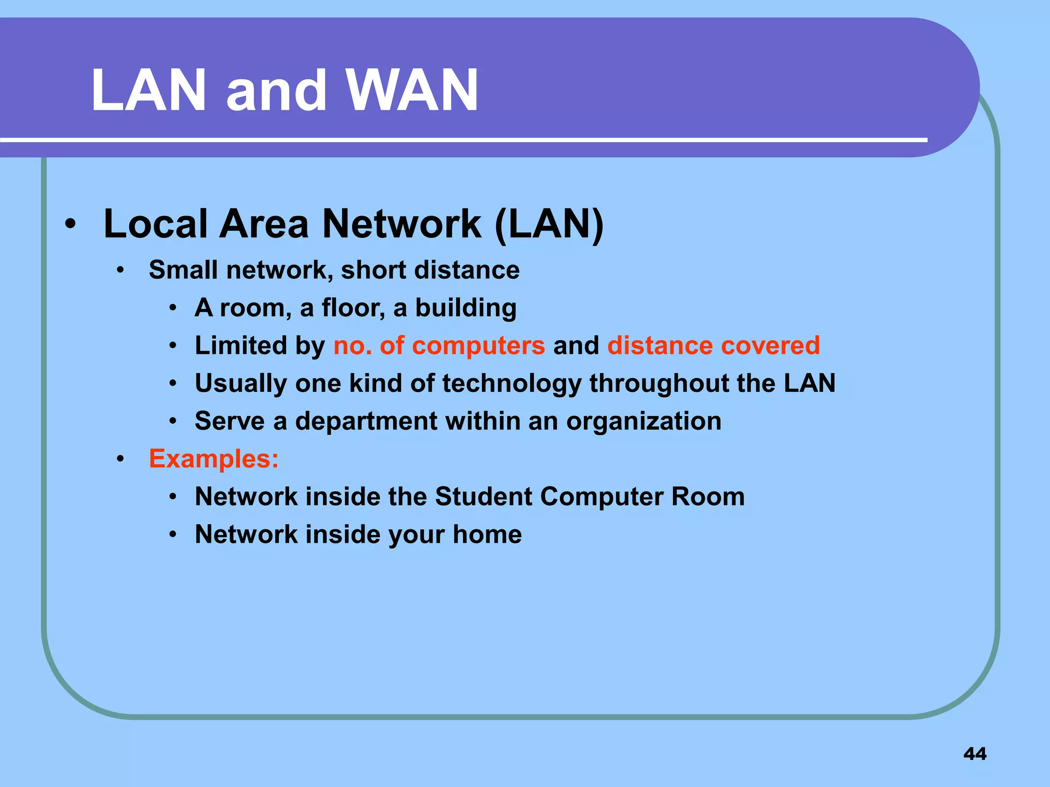 1-introduction-to-computer-networking.ppt | Computer Networking | Computing