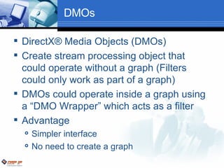 1– Introduction To Direct Show | PPT