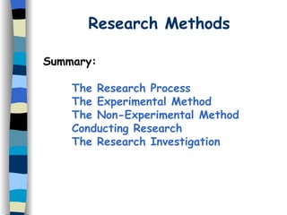 1. Introduction To Research Methods | PPT