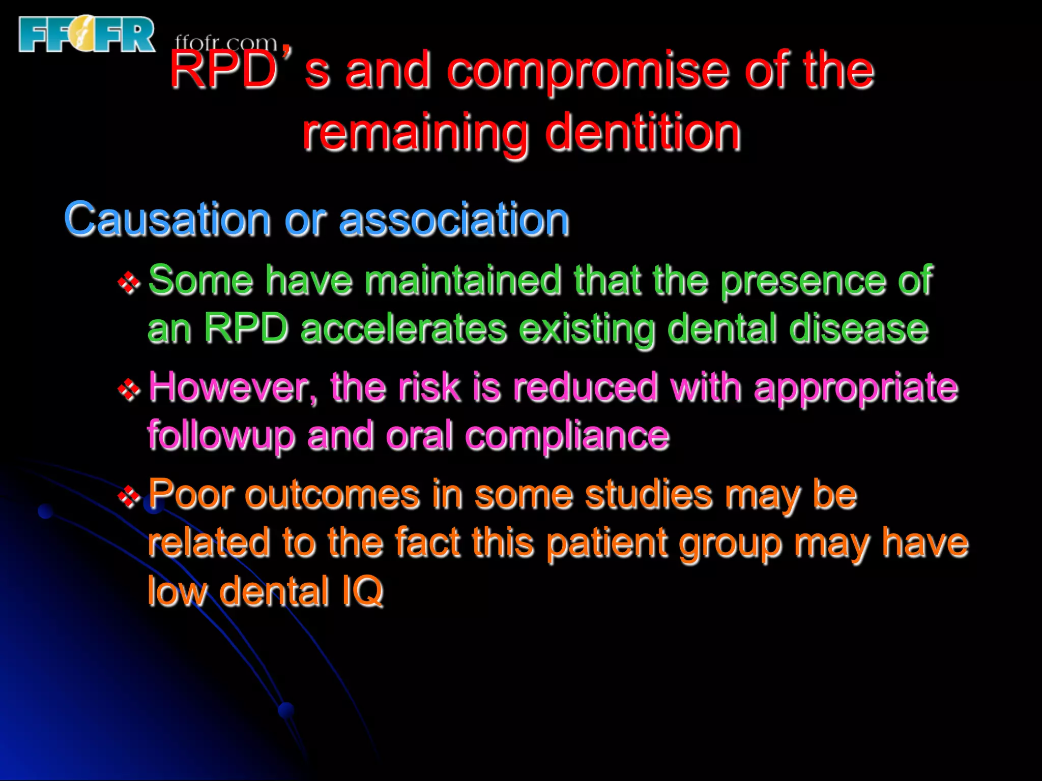1.introduction and basic components of rpd's copy | PDF | Dental Health ...