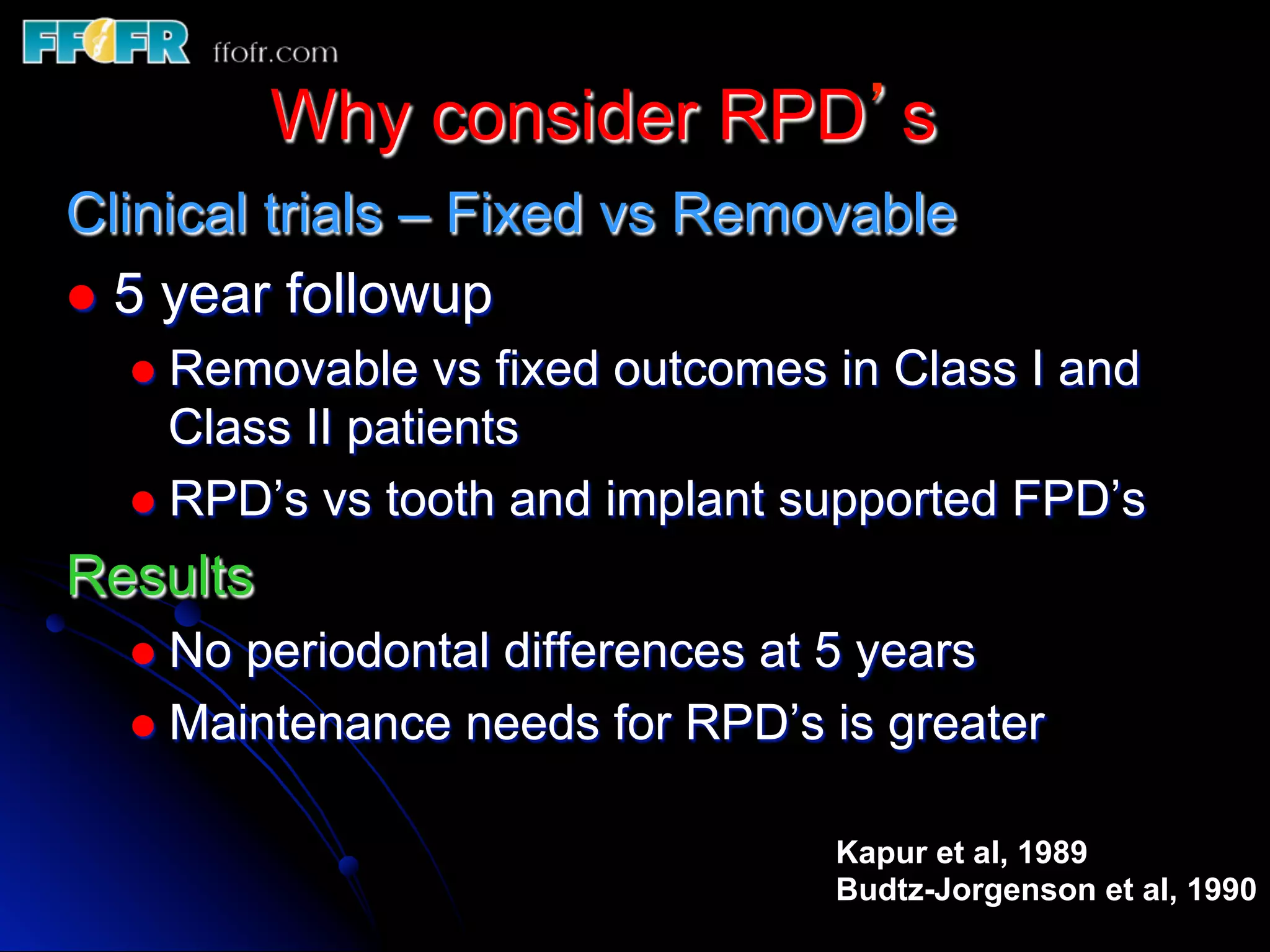 1.introduction and basic components of rpd's copy | PDF | Dental Health ...
