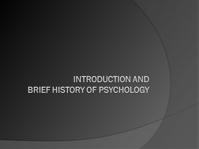 1.introduction and brief history of psychology presentation | PPT ...