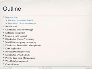1 introduction ddbms | PPT
