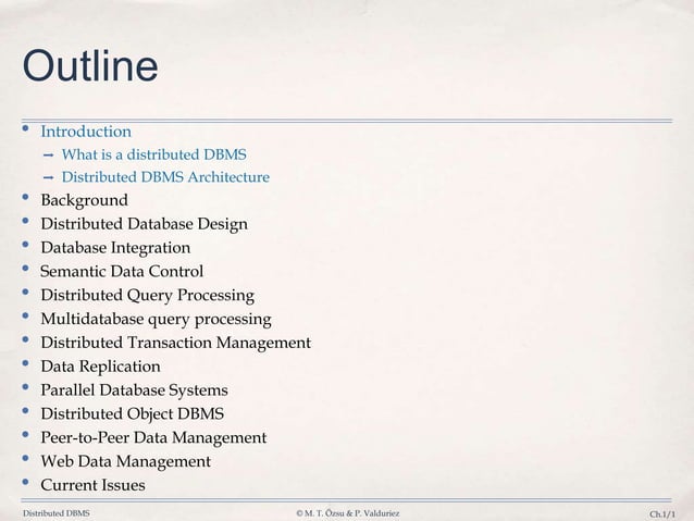 1 introduction ddbms | PPT