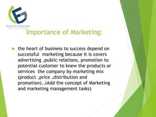 1 introduction marketing concepts | PPTX