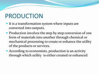 1.introduction of production and operations management | PPT