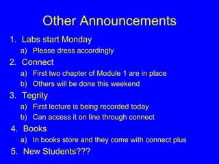 1- Introduction to A&P | PPTX