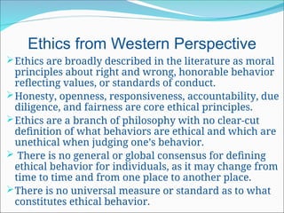 Introduction to BE Ethics History, Theoratical Perspective | PPT