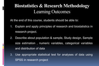 1 - Introduction to Biostatistics and Research.pdf