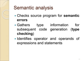 1 - Introduction to Compilers.ppt | Programming Languages | Computing