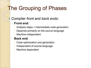 1 - Introduction to Compilers.ppt | Programming Languages | Computing
