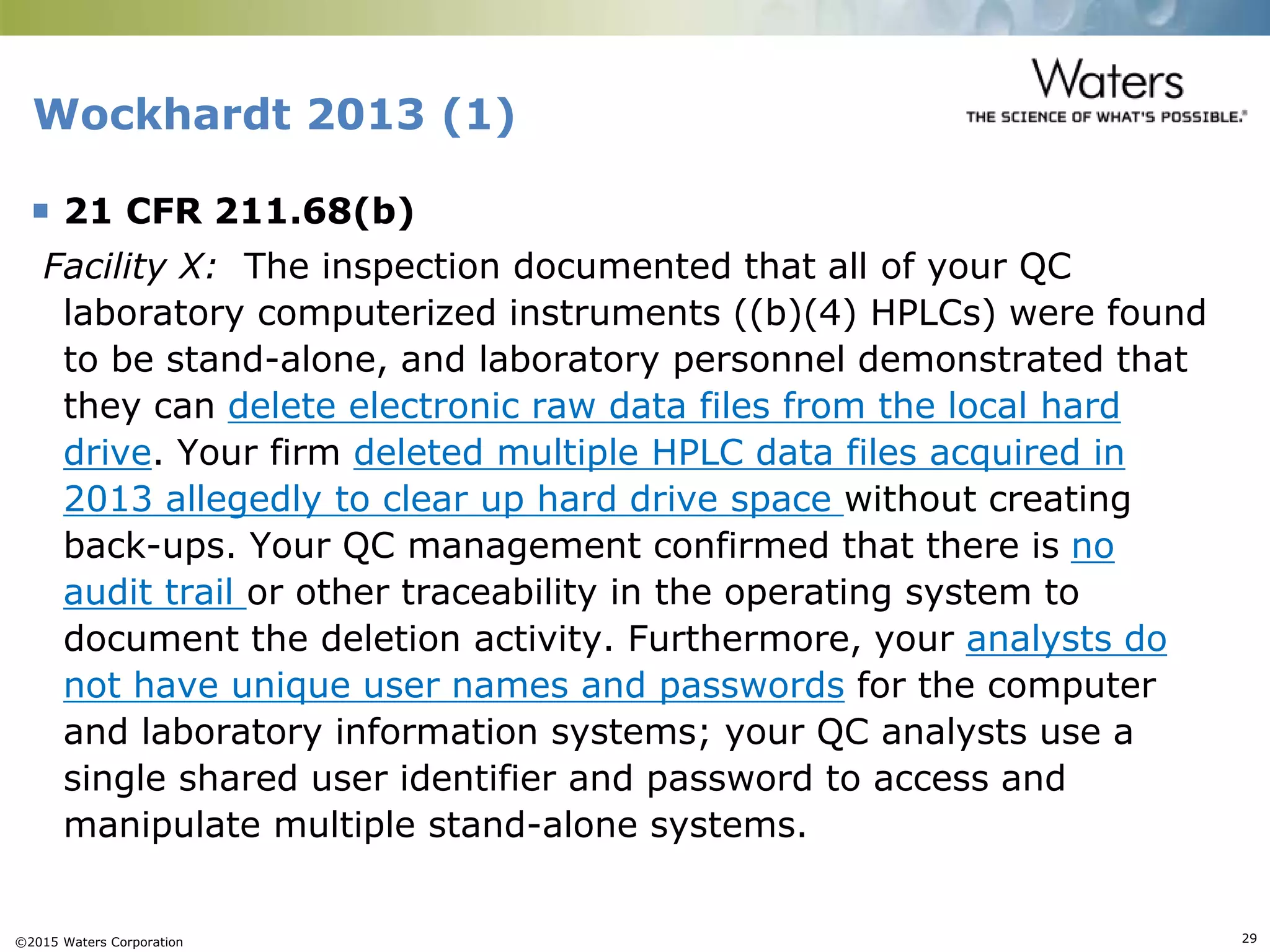 1 - Introduction to Computerized Systems Validation - for review.pptx