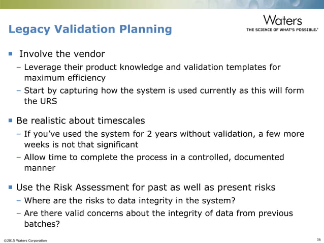 1 - Introduction to Computerized Systems Validation - for review.pptx