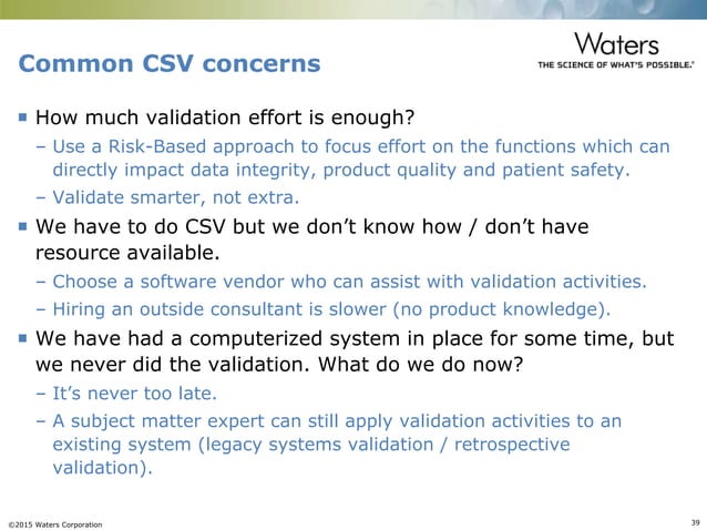 1 - Introduction to Computerized Systems Validation - for review.pptx