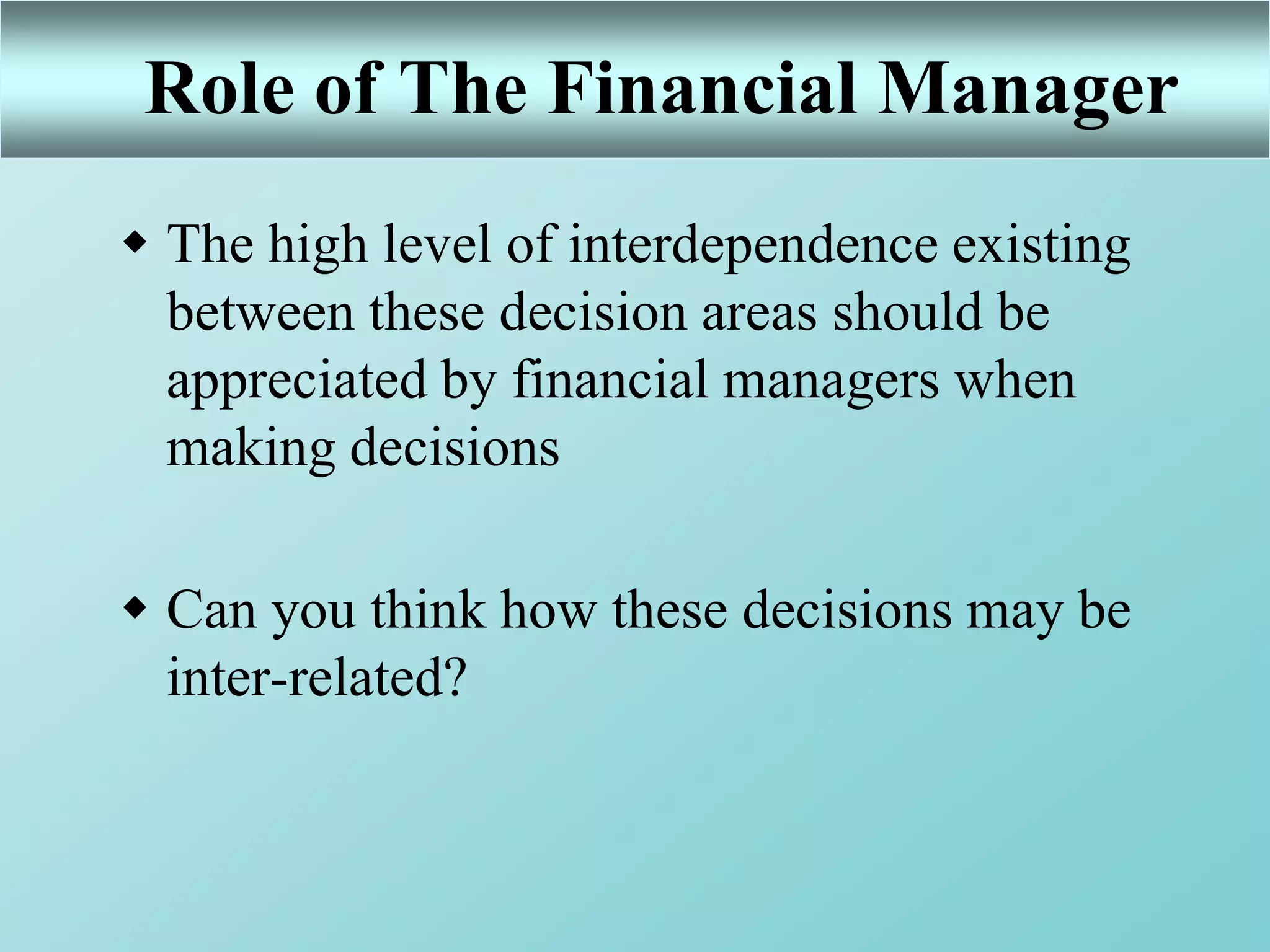 1. introduction to corporate finance | PPTX