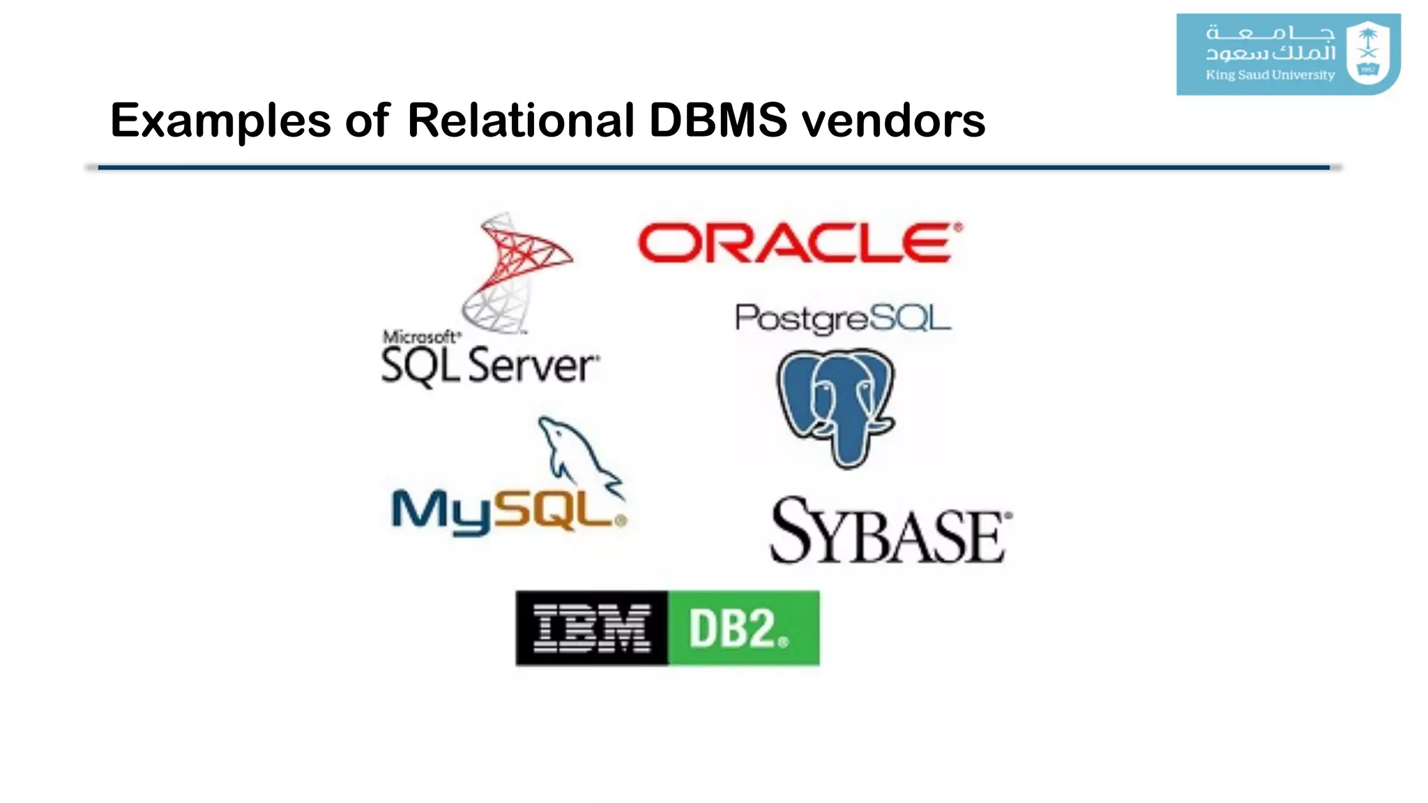 1-introduction to DB.pdf | Databases | Computer Software and Applications
