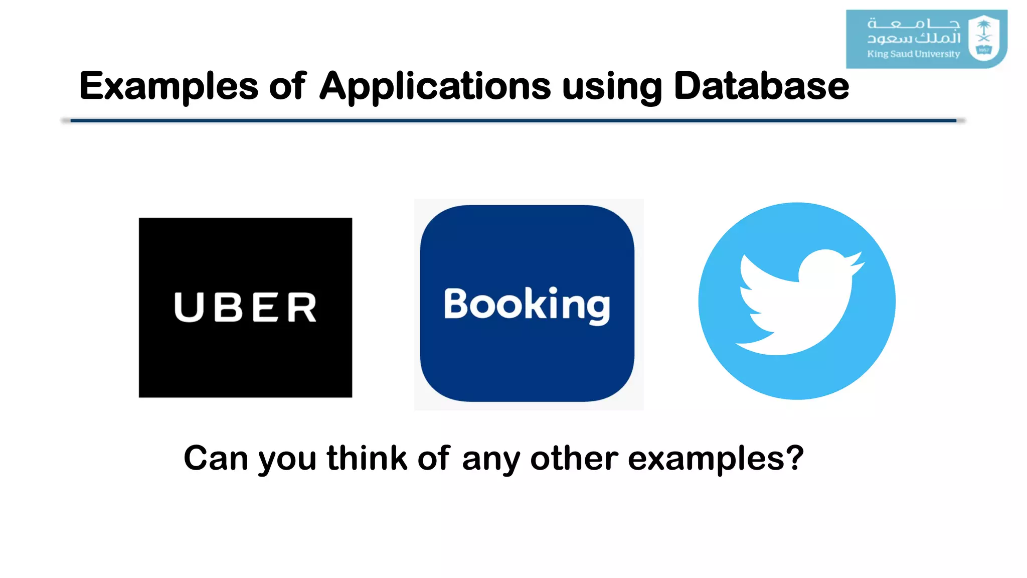 1-introduction to DB.pdf | Databases | Computer Software and Applications