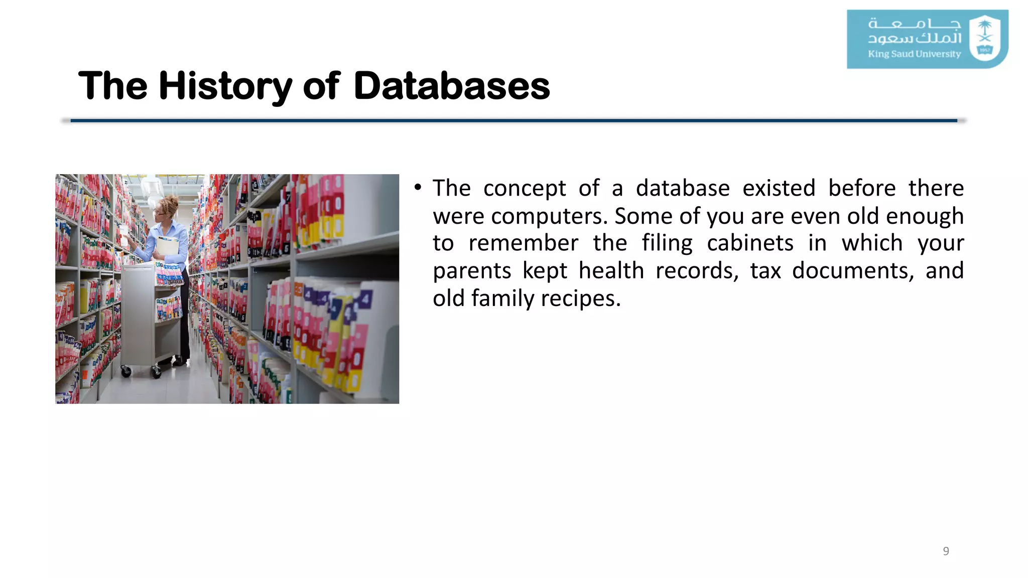 1-introduction to DB.pdf | Databases | Computer Software and Applications