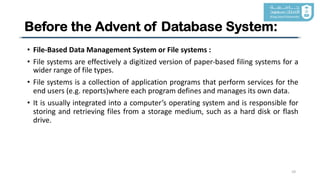 1-introduction to DB.pdf | Databases | Computer Software and Applications