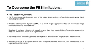 1-introduction to DB.pdf | Databases | Computer Software and Applications