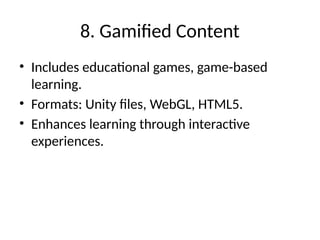 1-Introduction_to_Digital_Content with various feature | PPTX