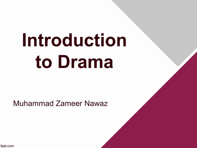 1 introduction to drama & tragedy | PPT
