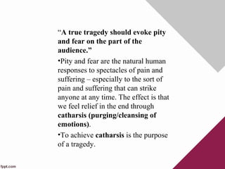 1 introduction to drama & tragedy | PPT