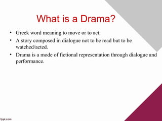 1 introduction to drama & tragedy | PPT