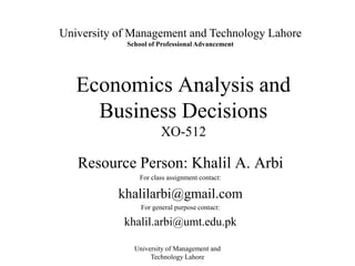 1.introduction to economics | PPT